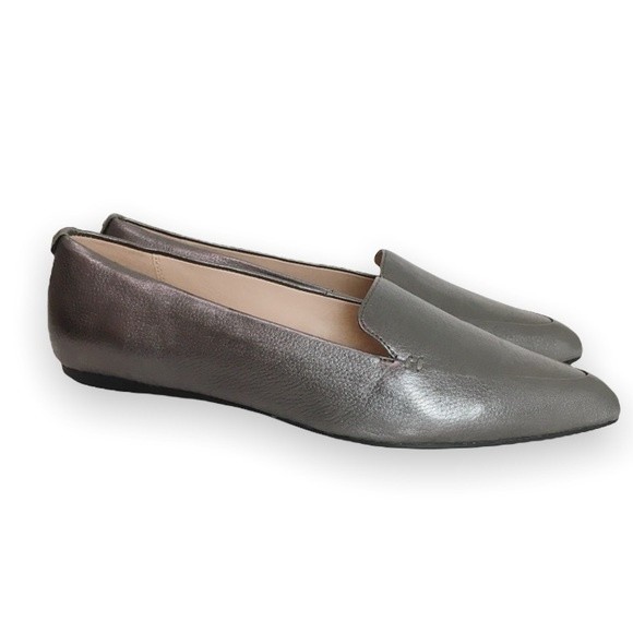Taryn Rose | Shoes | Taryn Rose Womens Faye Gunmetal Silver Pewter Slip ...